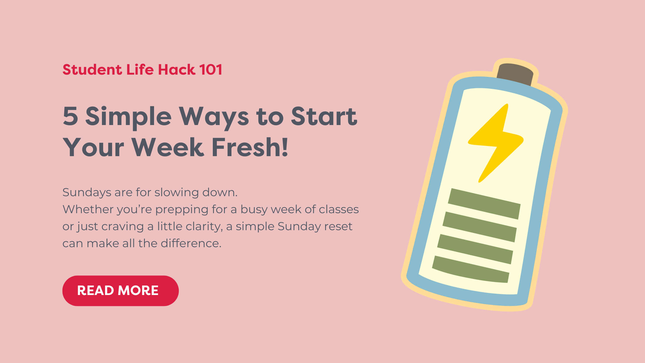 Sunday Reset: 5 Simple Ways to Start Your Week Fresh - RoomingKos
